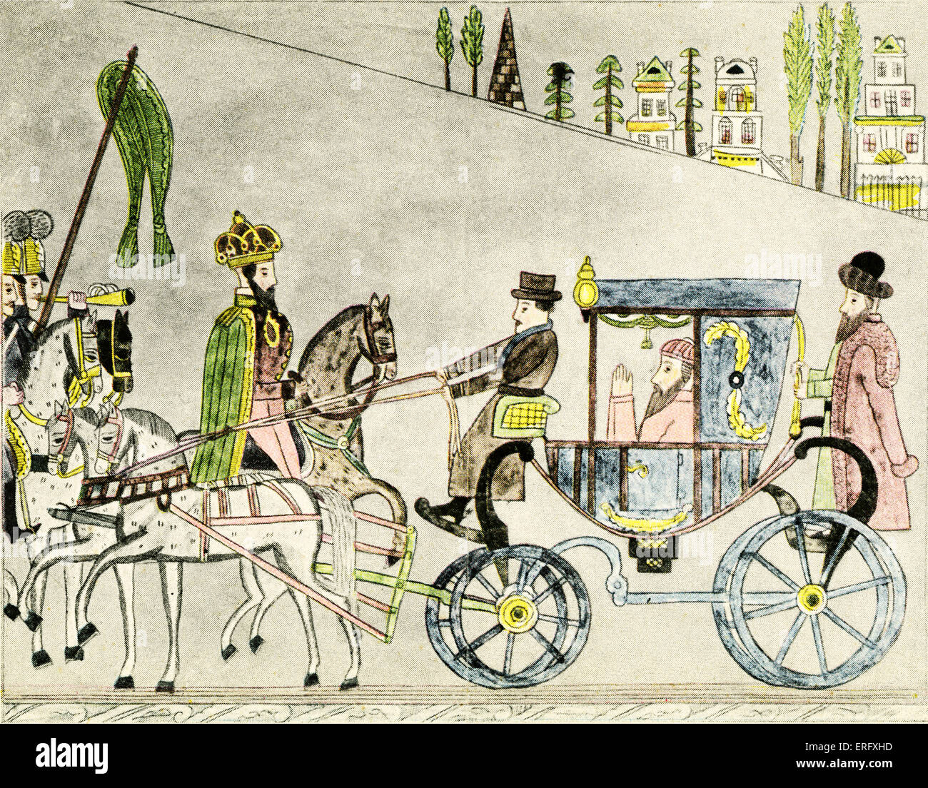 Joseph has his father Jacob brought to Egypt. Die Josefslegende / The ...