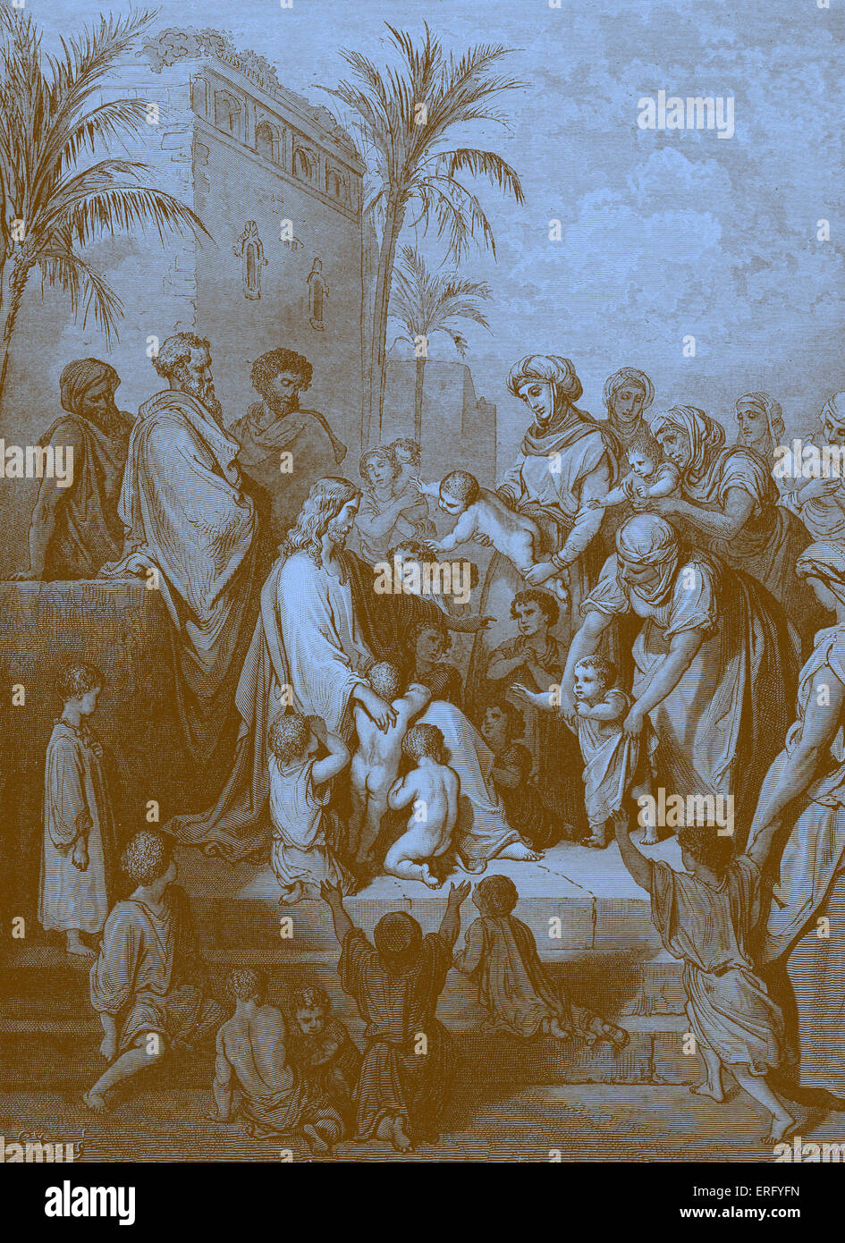 Jesus with children hi-res stock photography and images - Alamy