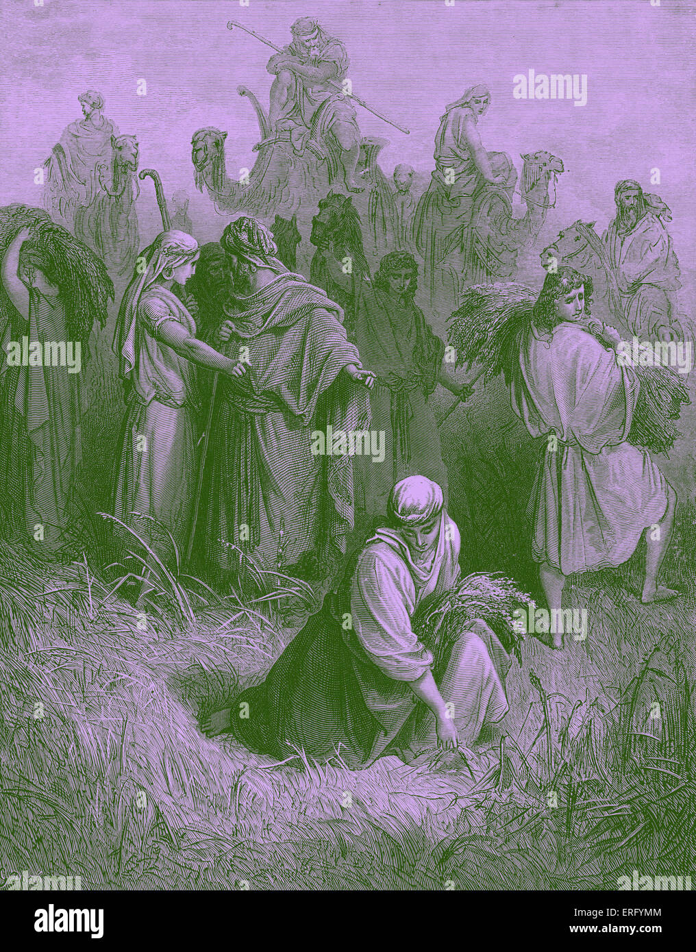 Boaz And Ruth In The Book Of Ruth Boaz Allows Ruth To Glean From His