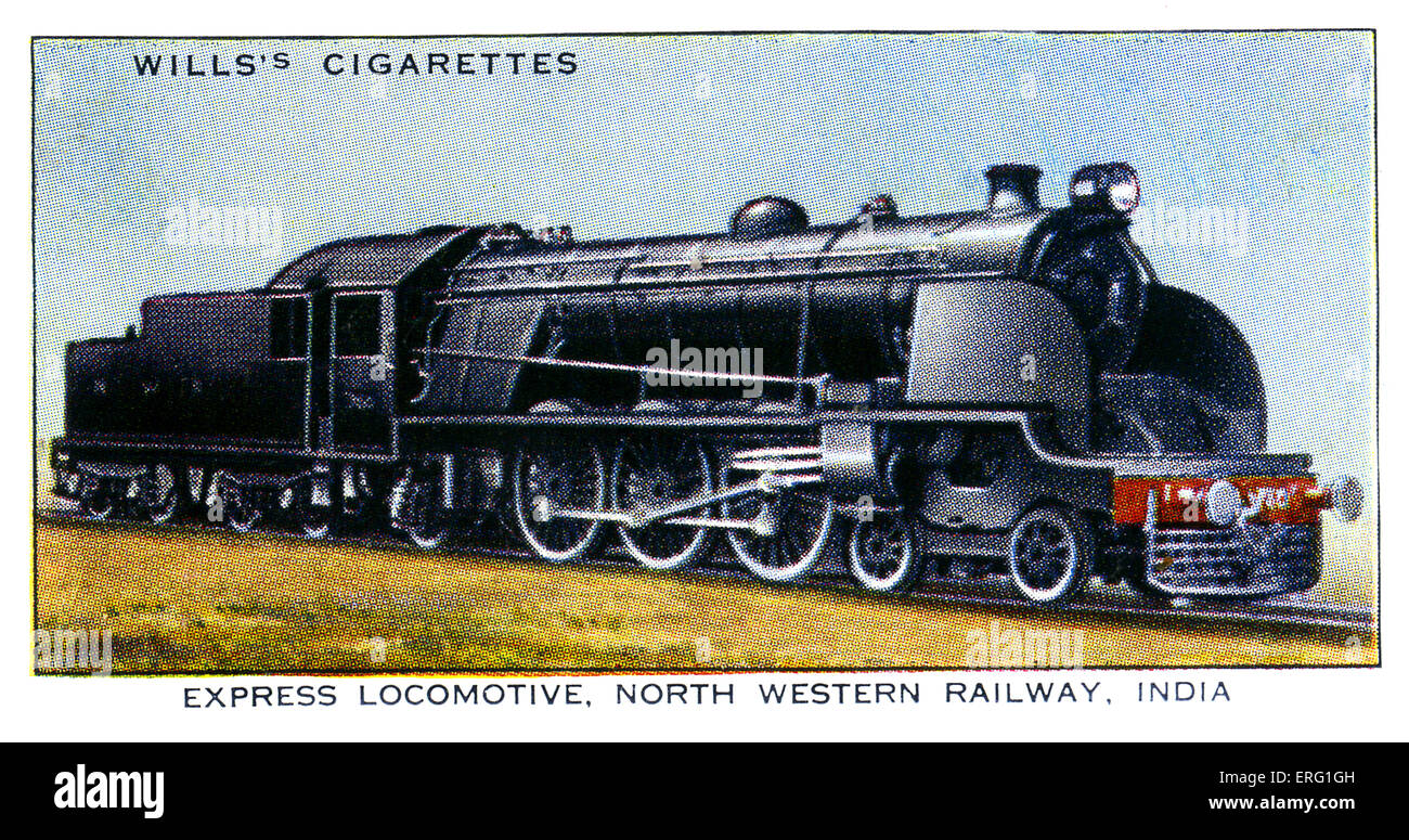 North Western Indian Express Locomotive. 1930s. Express Locomotive on ...