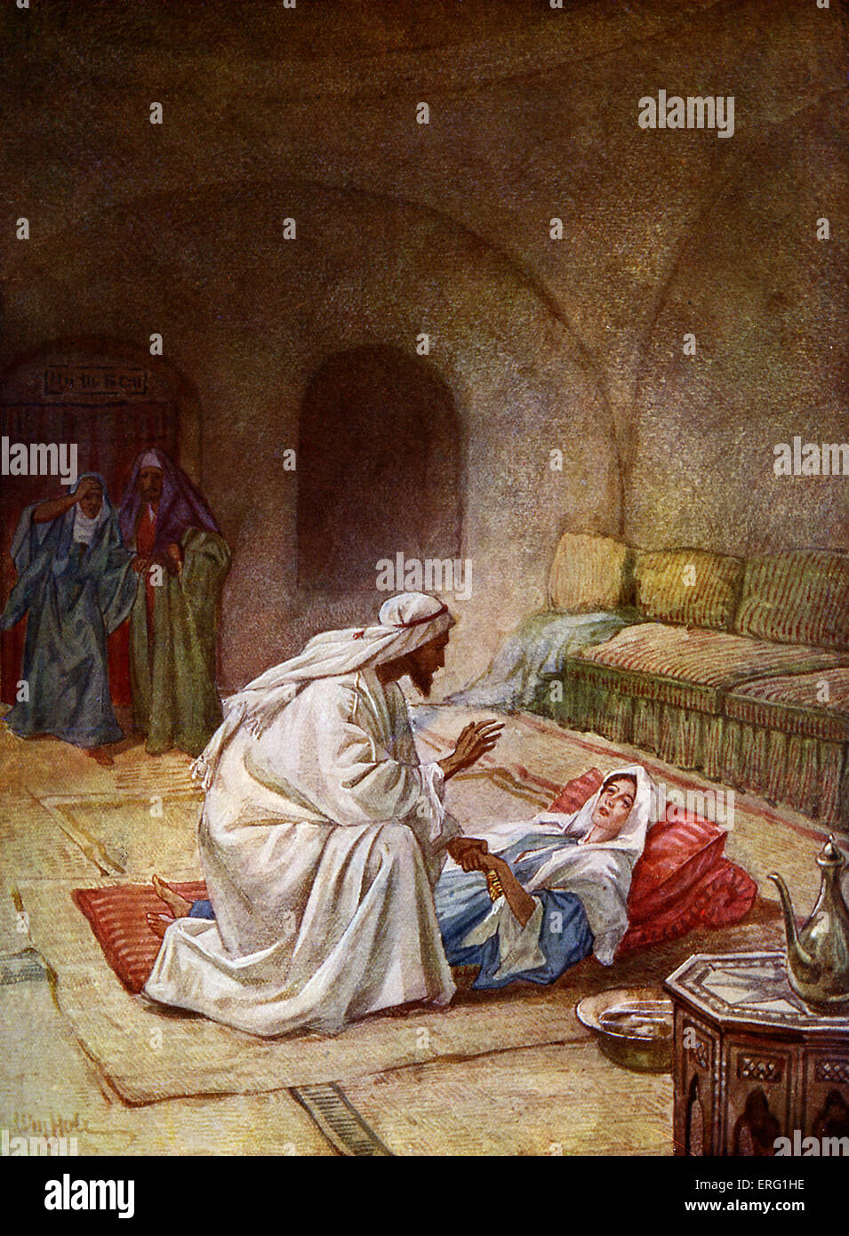 Jesus Visiting The Sick