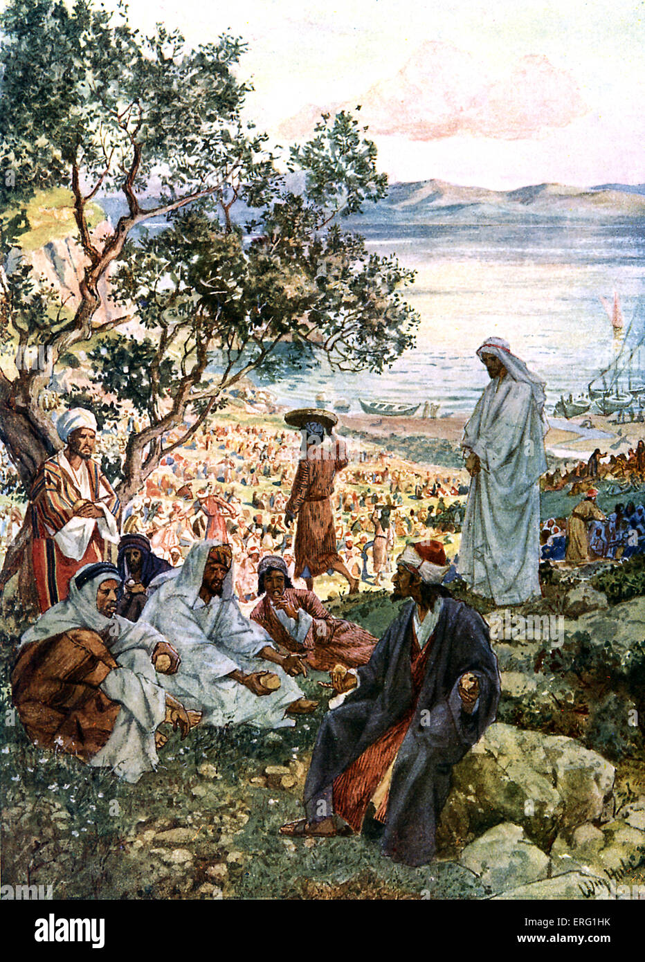 Jesus feeding five thousand High Resolution Stock Photography and ...