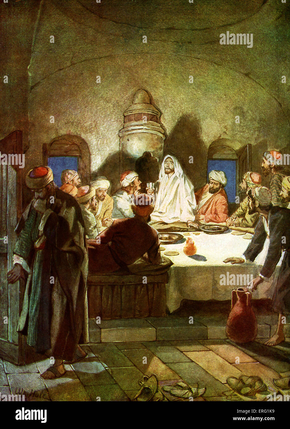 Jesus tells his disciples that he will be betrayed. 'Verily, verily, I ...