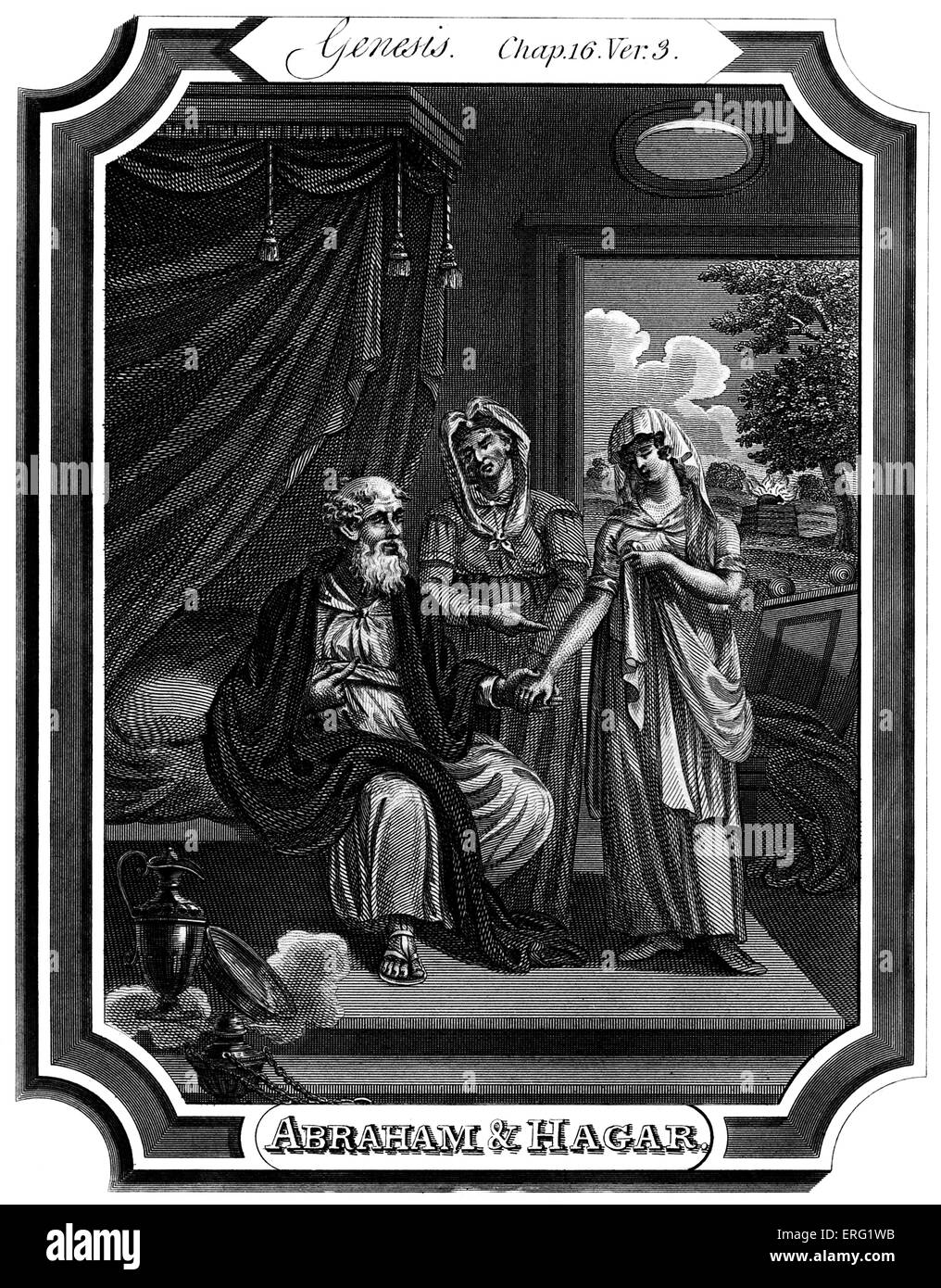 Abraham takes Hagar as a second wife, his first wife Sarah is unable to ...