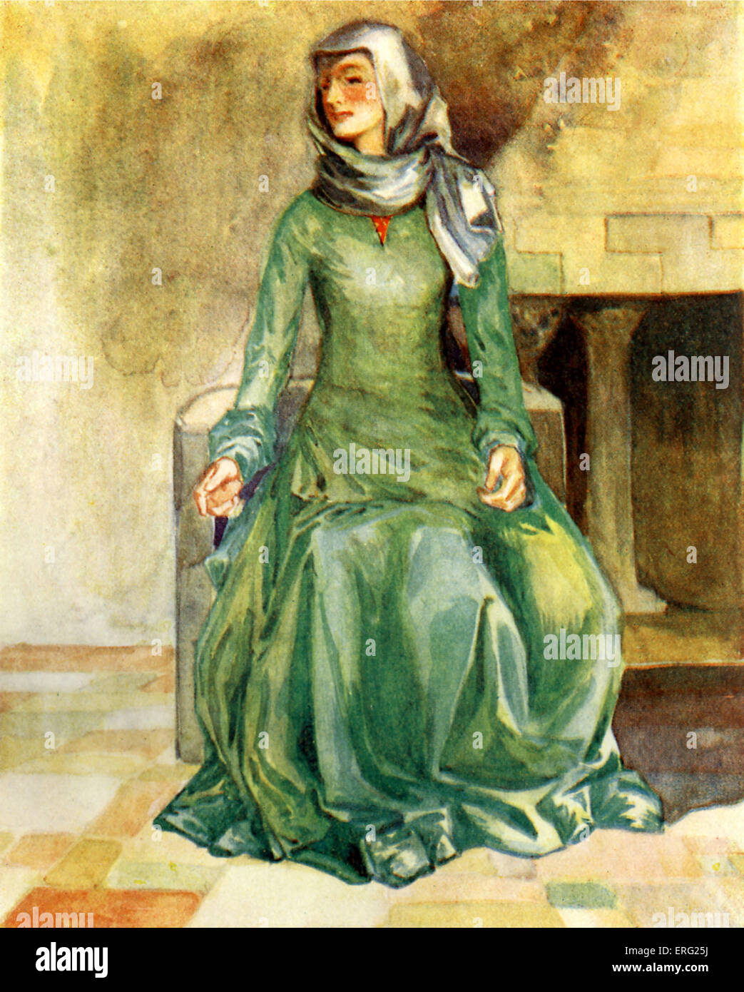 Medieval wimple hi-res stock photography and images - Alamy