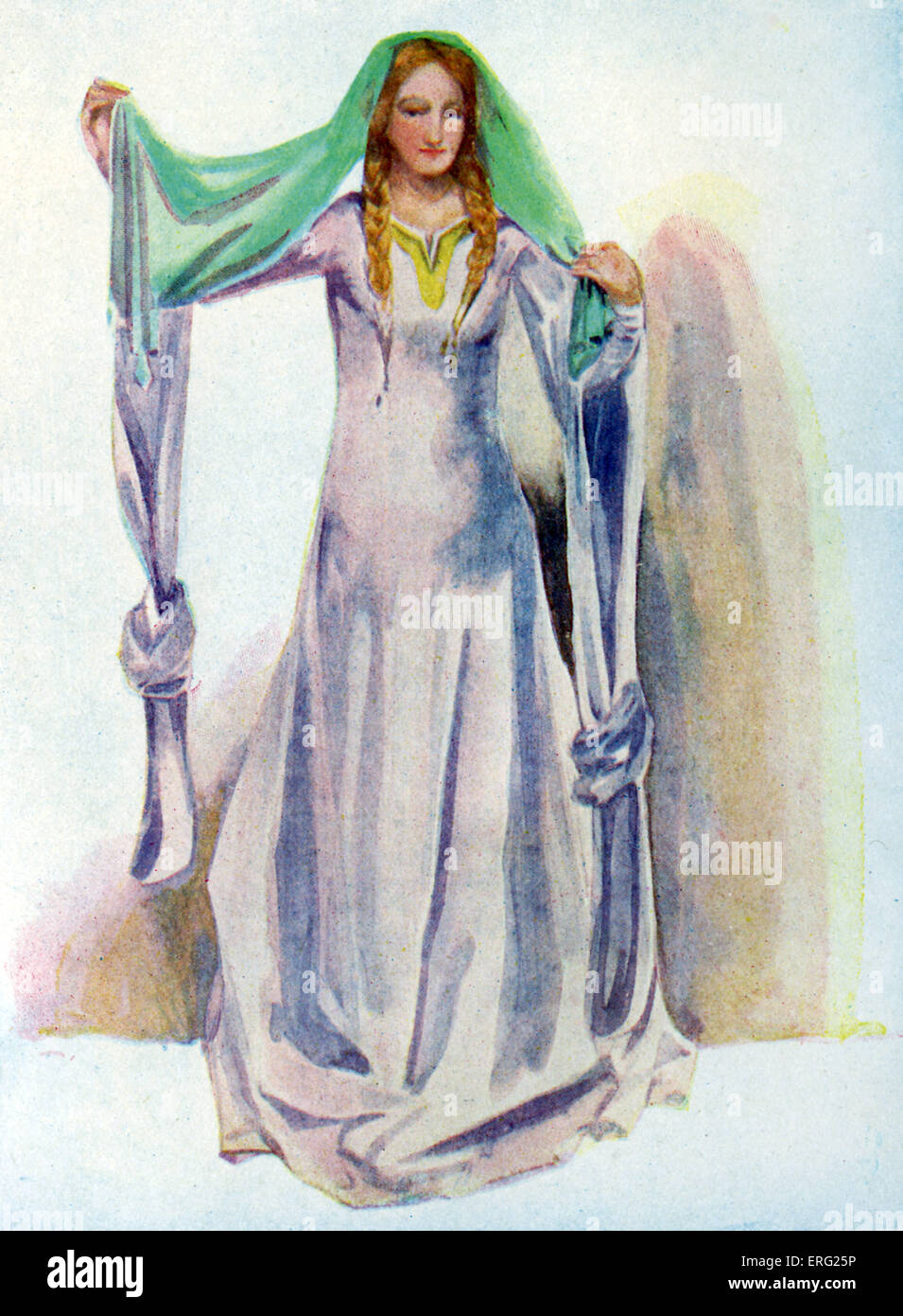 Woman in a wimple hi-res stock photography and images - Alamy