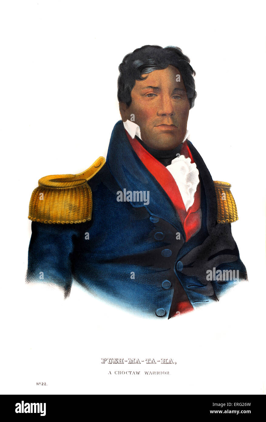 Choctaw warrior hi-res stock photography and images - Alamy