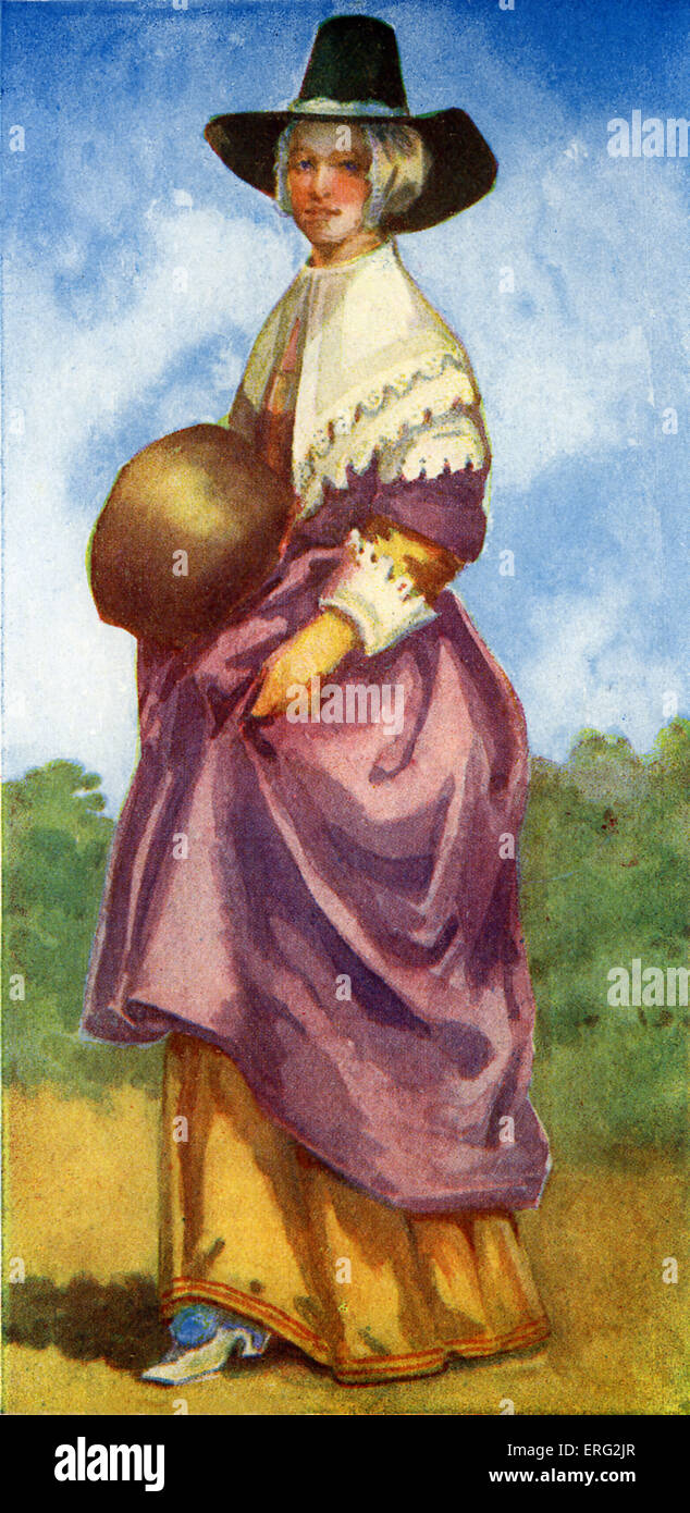 Puritan woman hi-res stock photography and images - Alamy