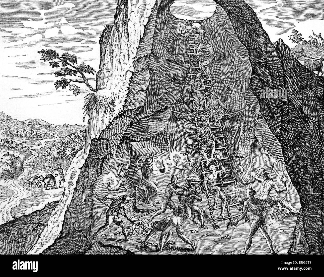 Gold engraving Black and White Stock Photos & Images - Alamy