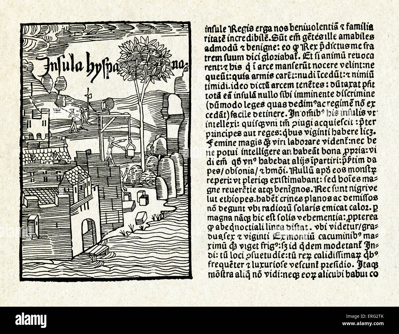 Christopher Columbus' letter. Written 14 February 1493 on the caravel ...