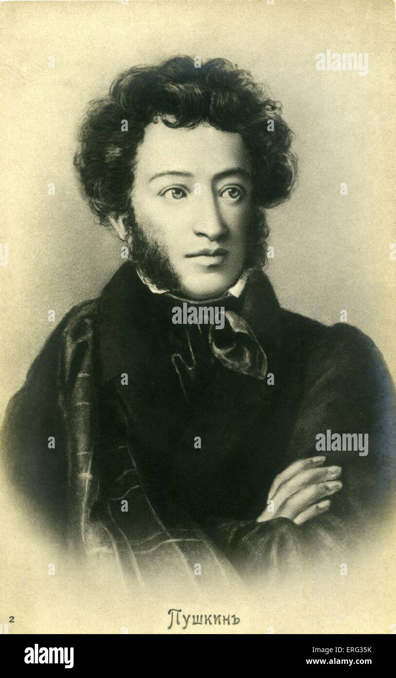 Portrait of pushkin hi-res stock photography and images - Alamy