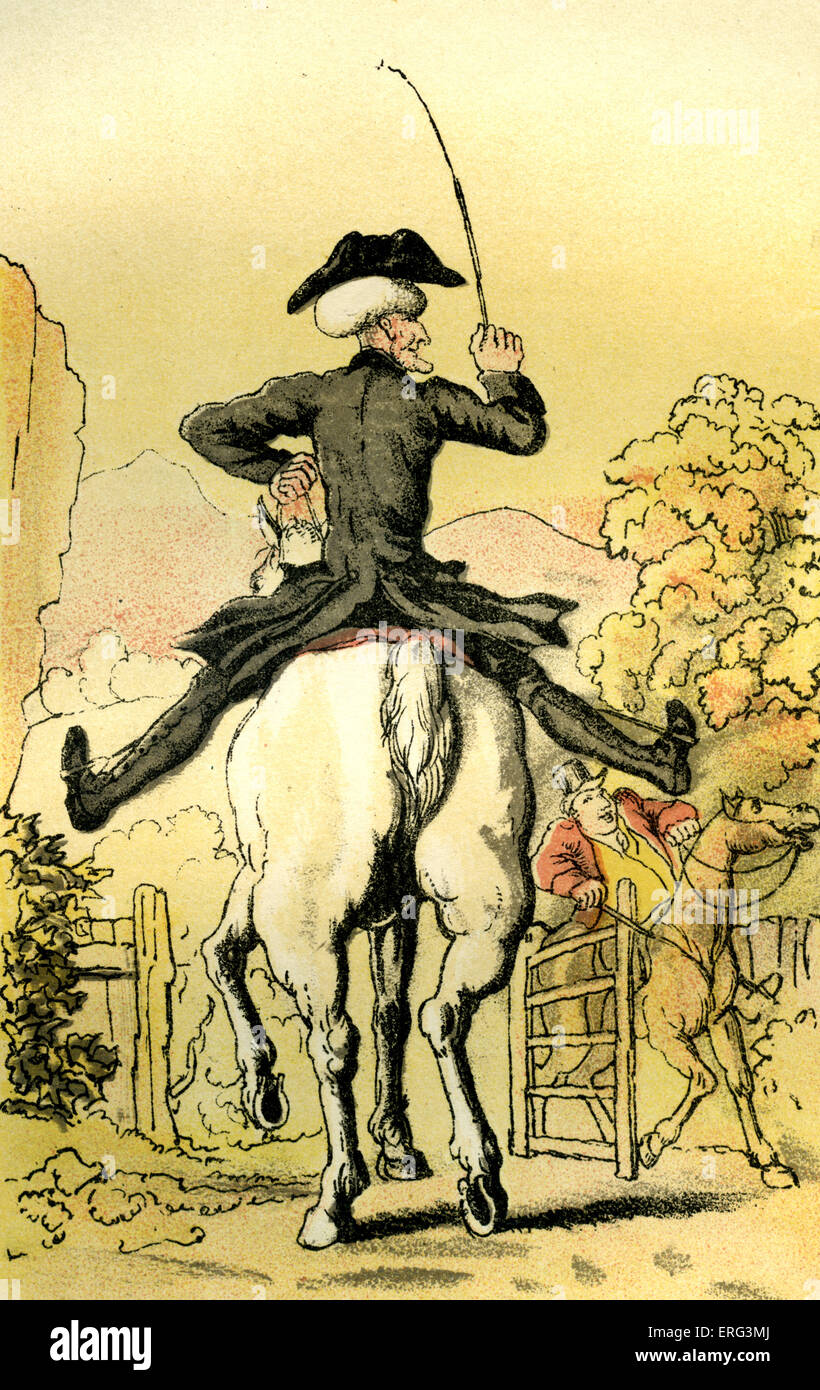 'Dr Syntax setting out in search of a wife', illustration by Thomas ...