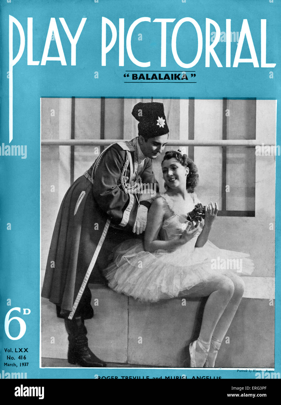 'Balalaika' with Roger Treville as Peter and Muriel Angelus as Lydia ...