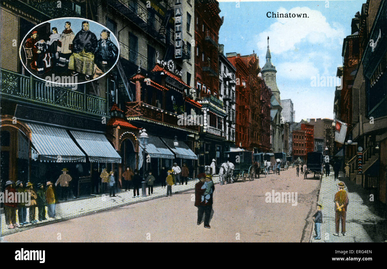 Chinatown 1900s hi-res stock photography and images - Alamy