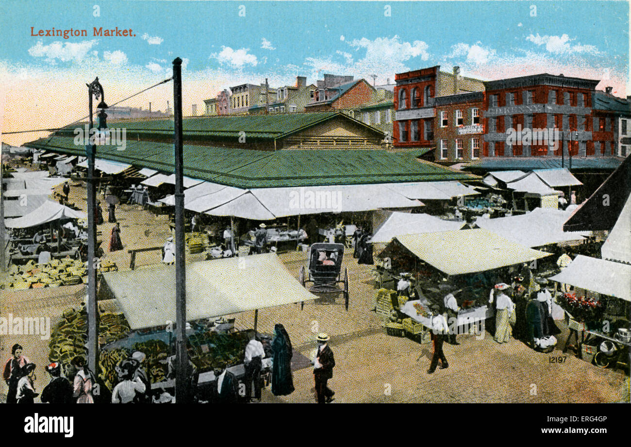 Lexington market 20th century hi-res stock photography and images - Alamy