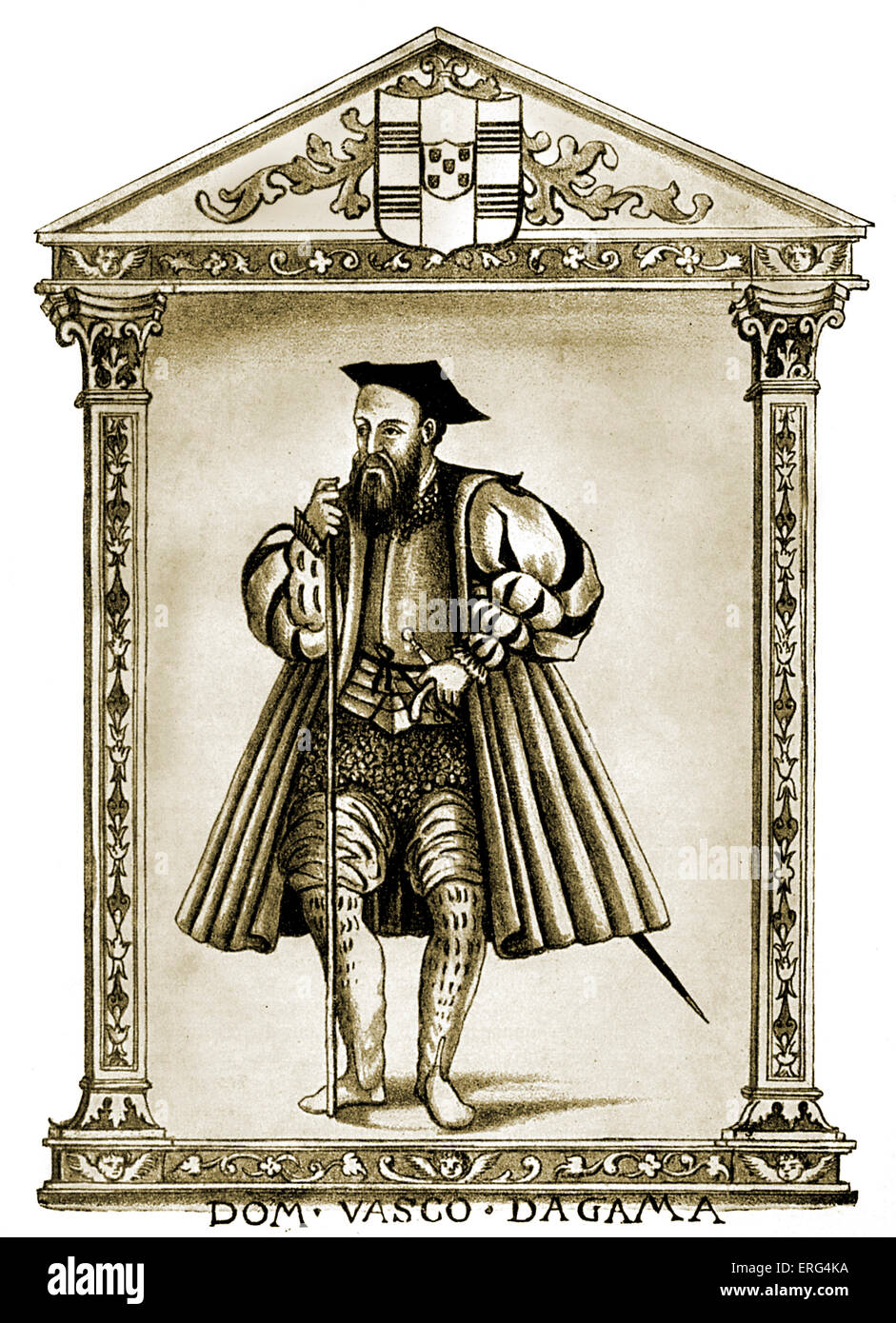 Vasco Da Gama Portuguese Explorer Exploration High Resolution Stock ...
