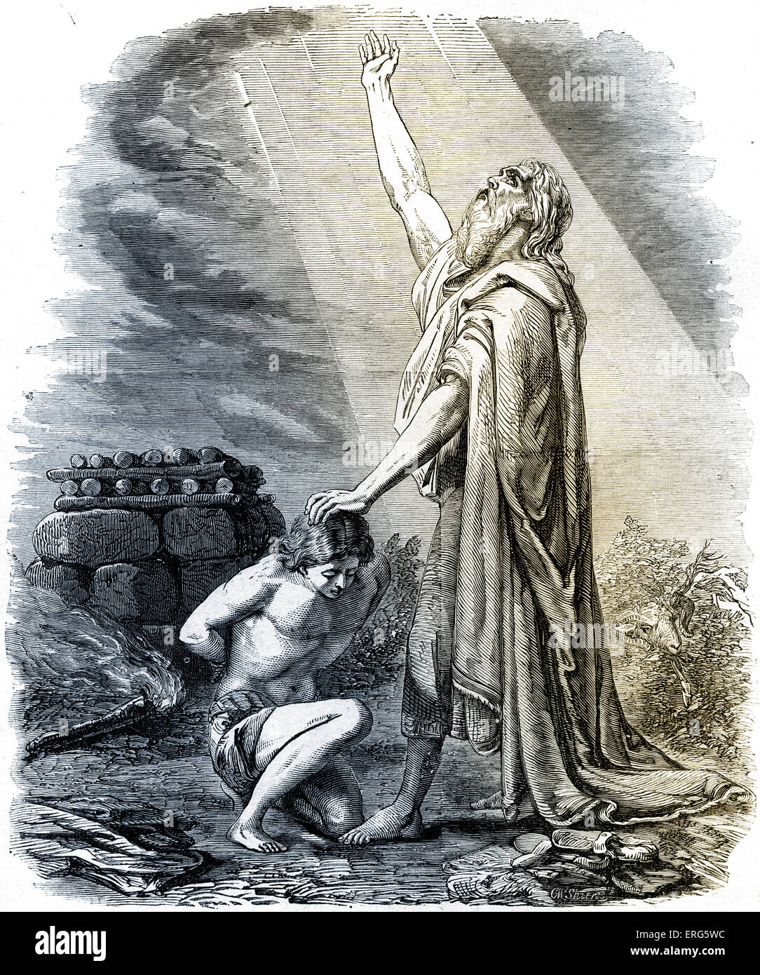 Abraham isaac sacrifice hi-res stock photography and images - Alamy