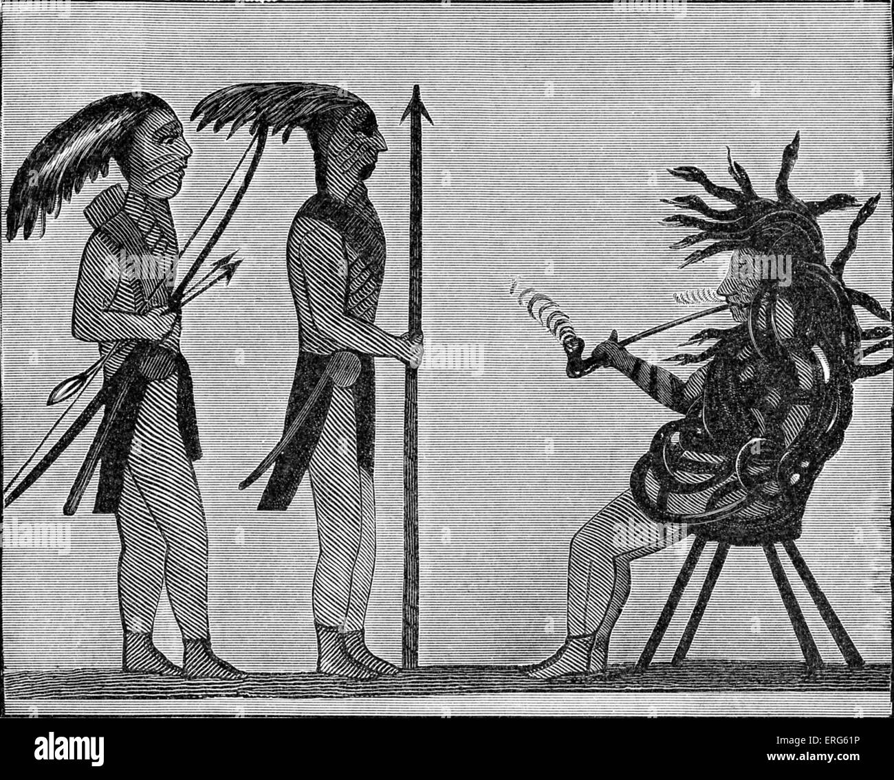 Atotarho the war chief Stock Photo - Alamy