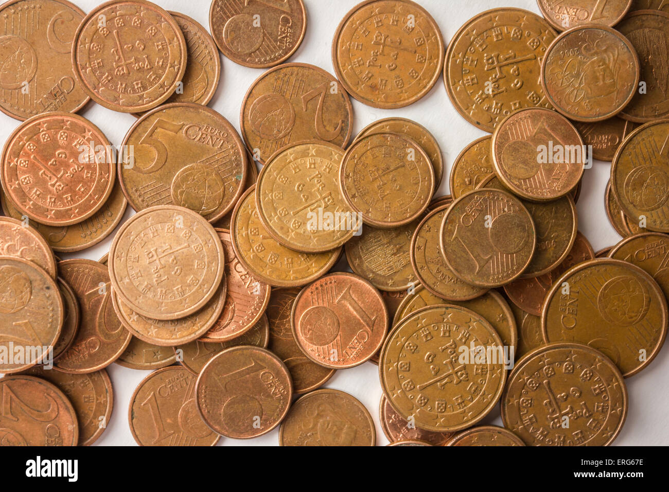 Copper cents gold coins hi-res stock photography and images - Alamy