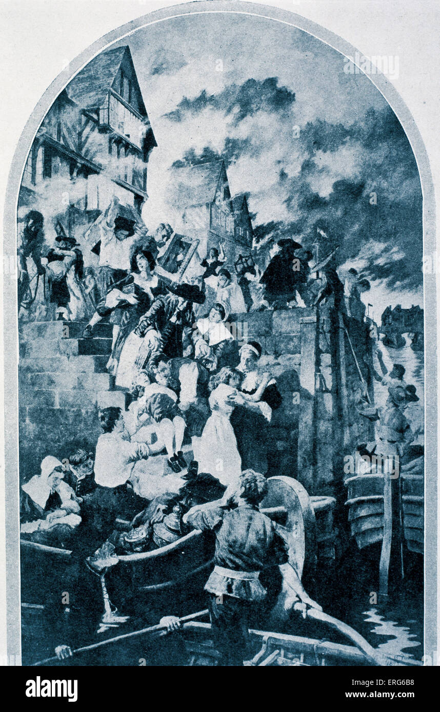 1666 london fire hi-res stock photography and images - Alamy