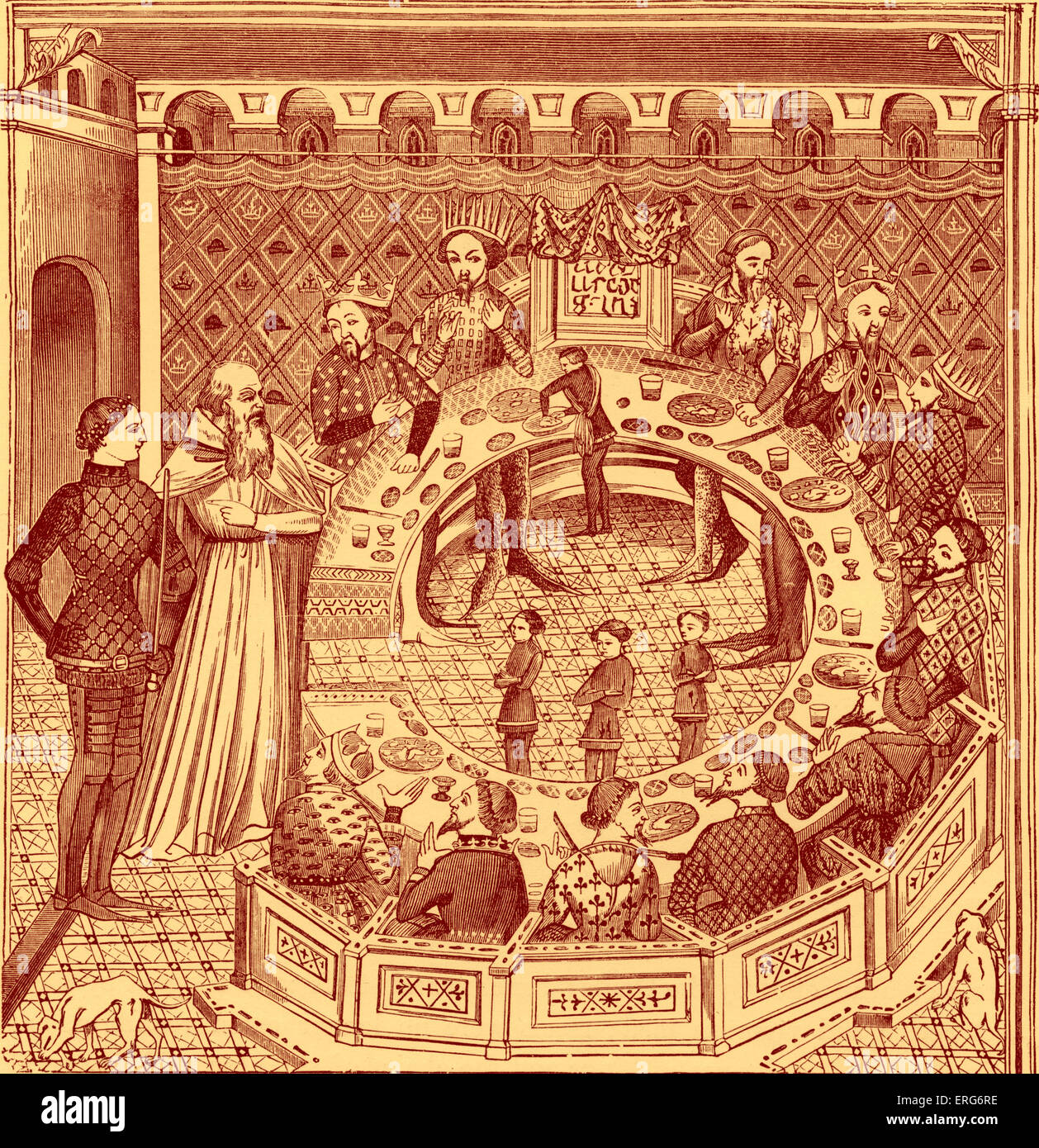 Arthur And Round Table High Resolution Stock Photography and Images - Alamy