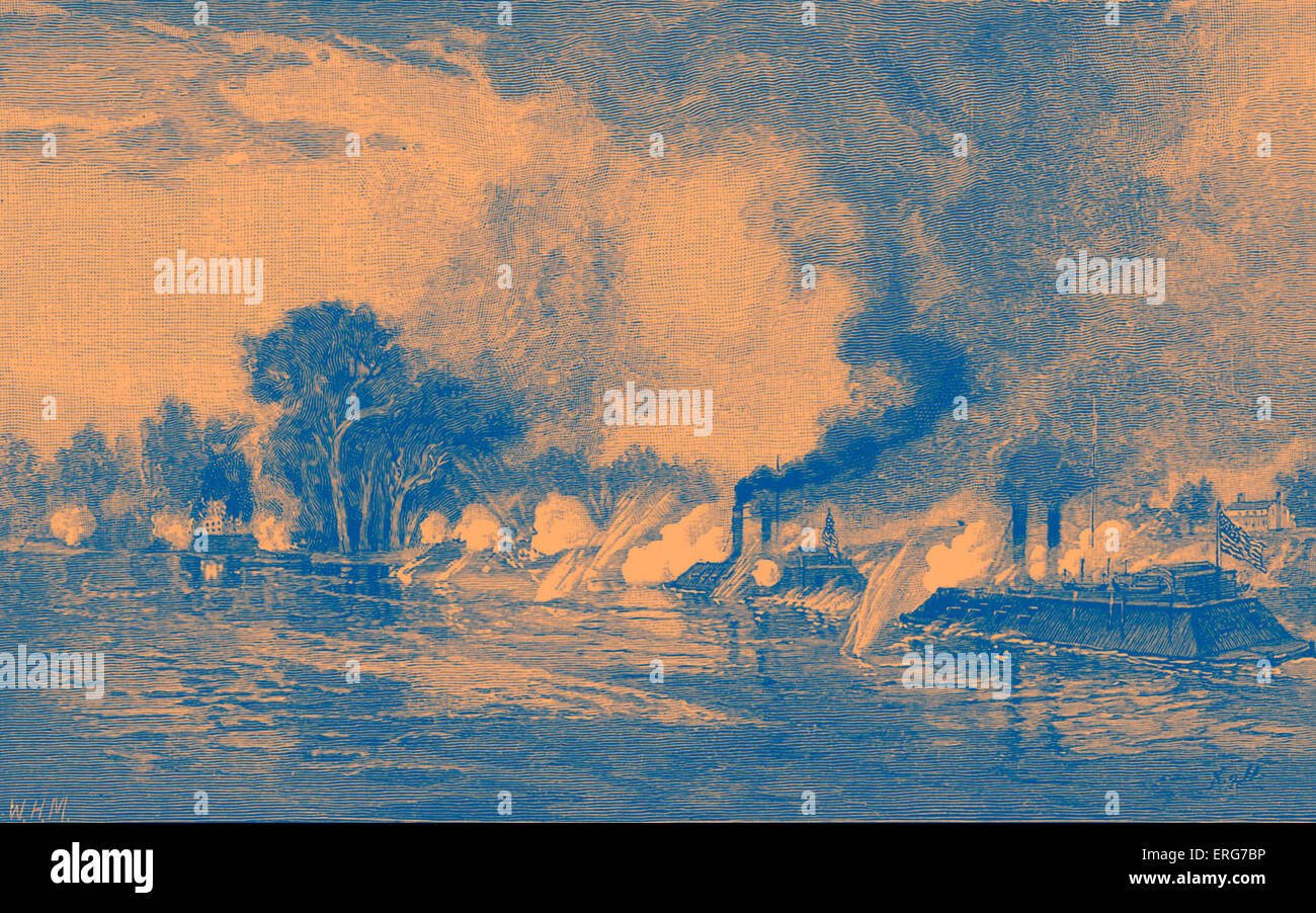 The Battle of Island Number Ten - USS Carondelet & USS Pittsburgh ...