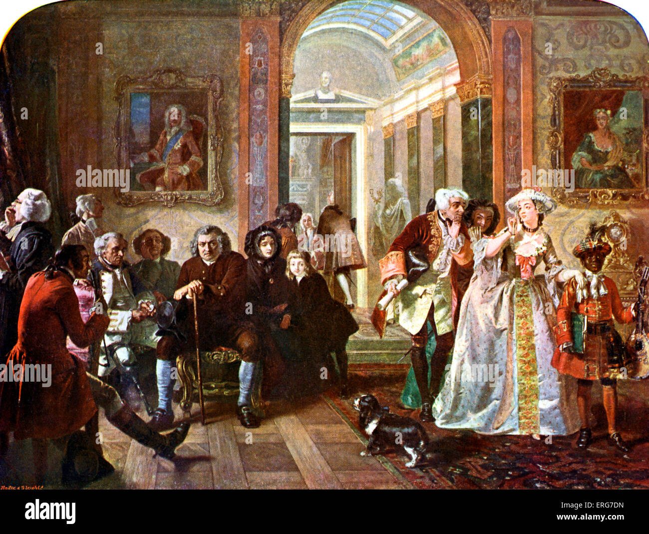 Lord chesterfield painting hi-res stock photography and images - Alamy