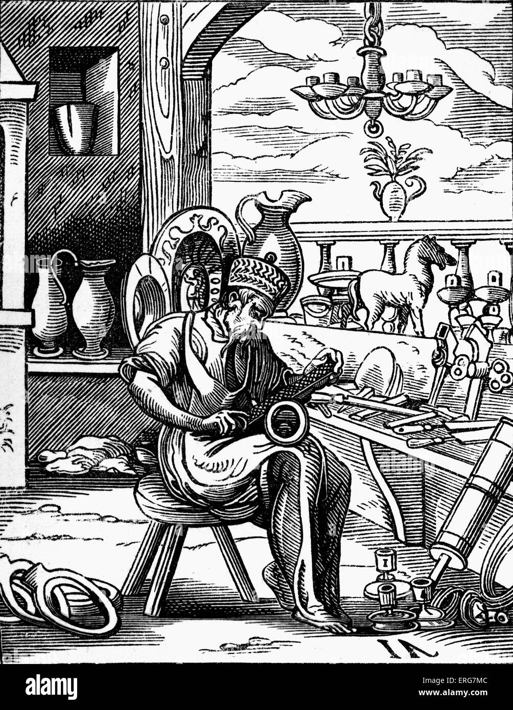 Coppersmith jost amman reproduced from hi-res stock photography and ...