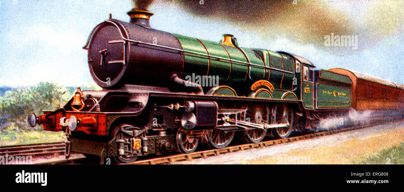 Great Western Railway train - King George V by A.H. Browne . Railway ...