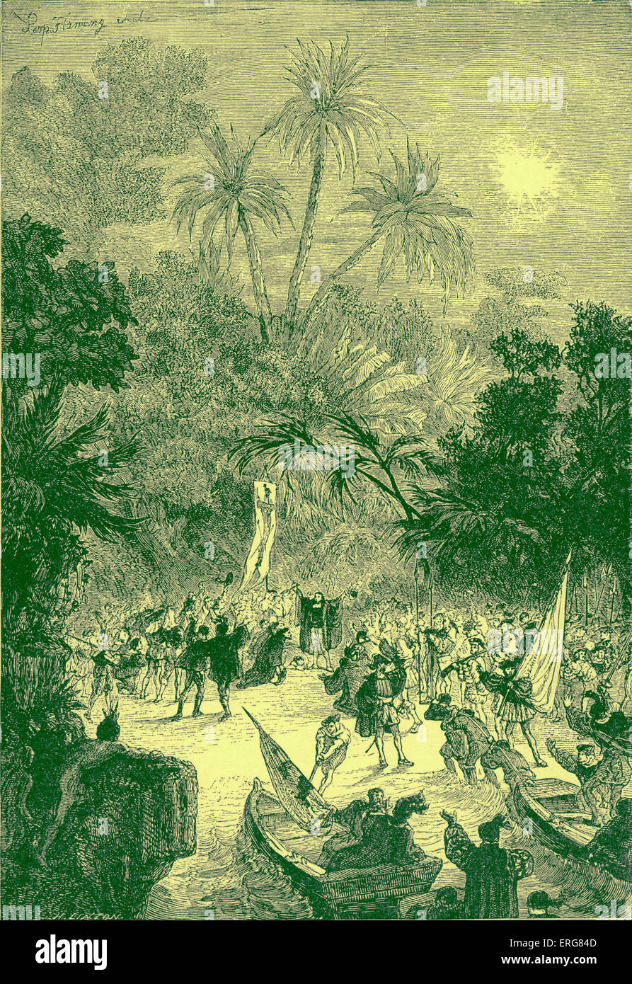 Columbus 1492 Hispaniola High Resolution Stock Photography and Images ...