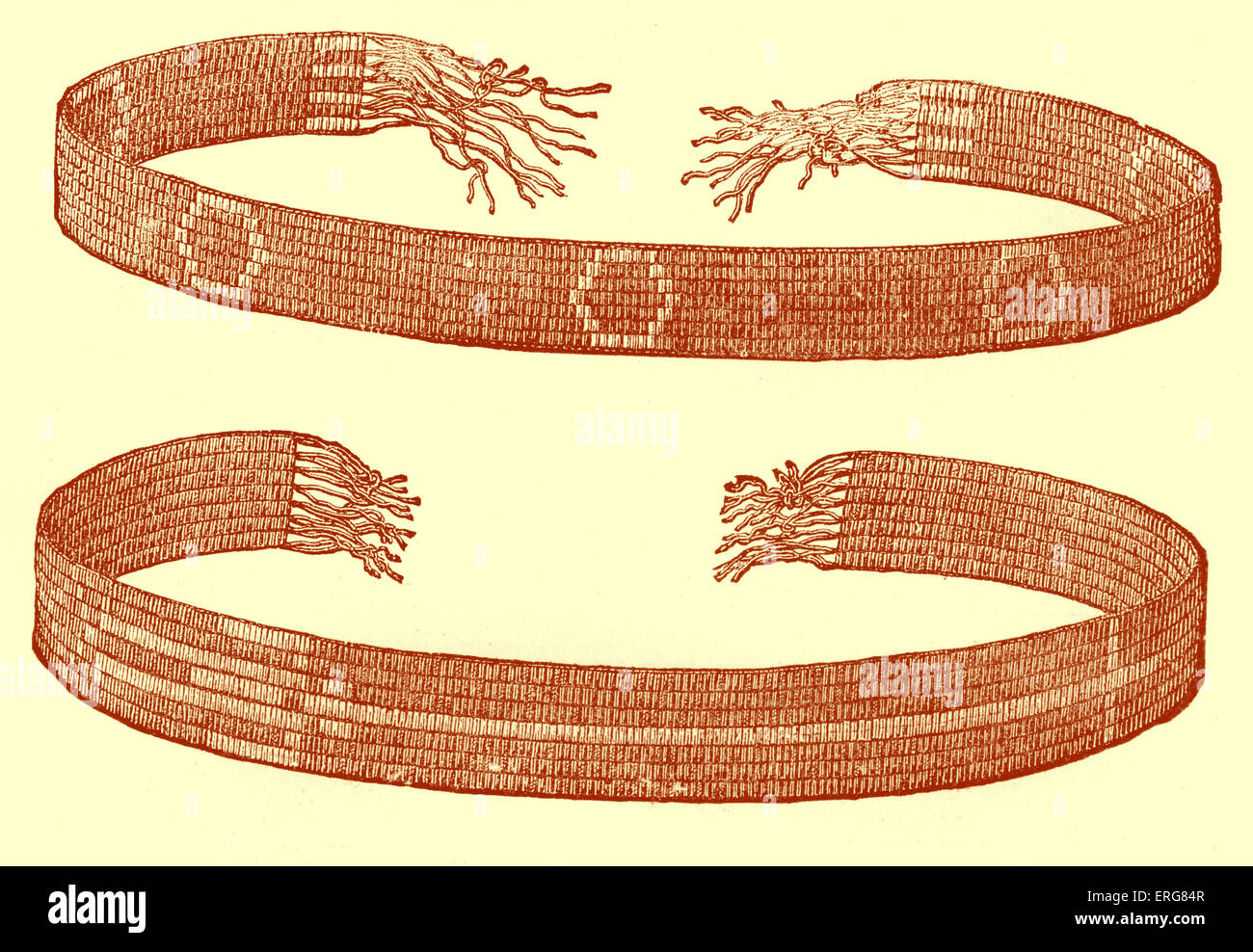 Wampum belts hi-res stock photography and images - Alamy