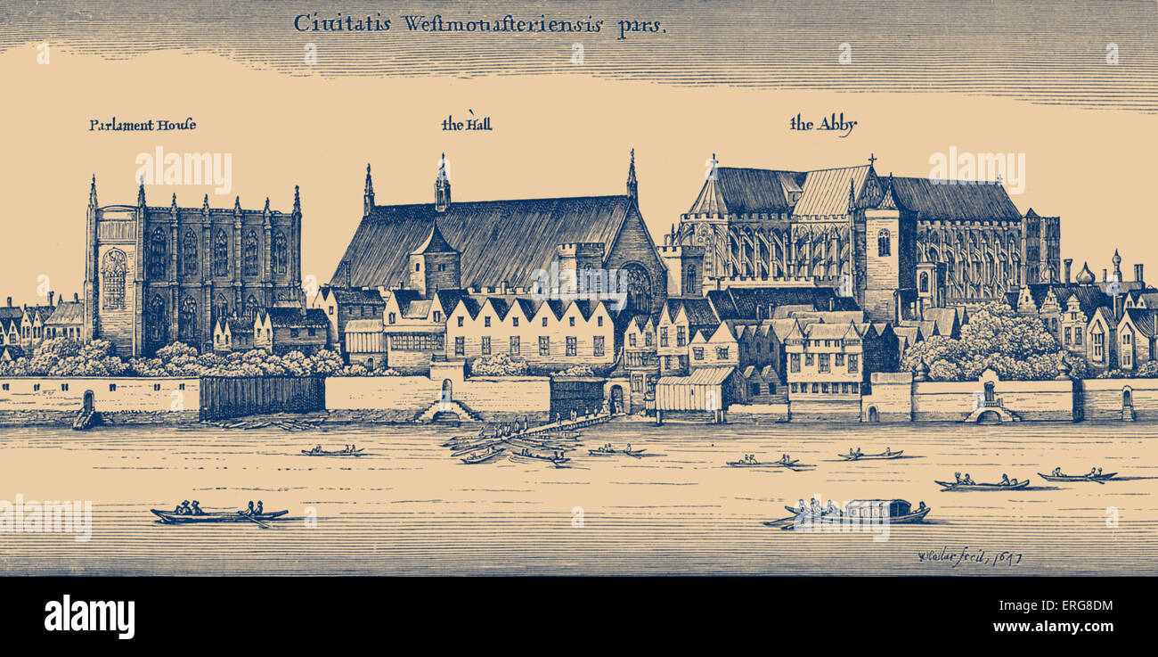 London by Hollar, 17th Century Part of the city of Westminster ...