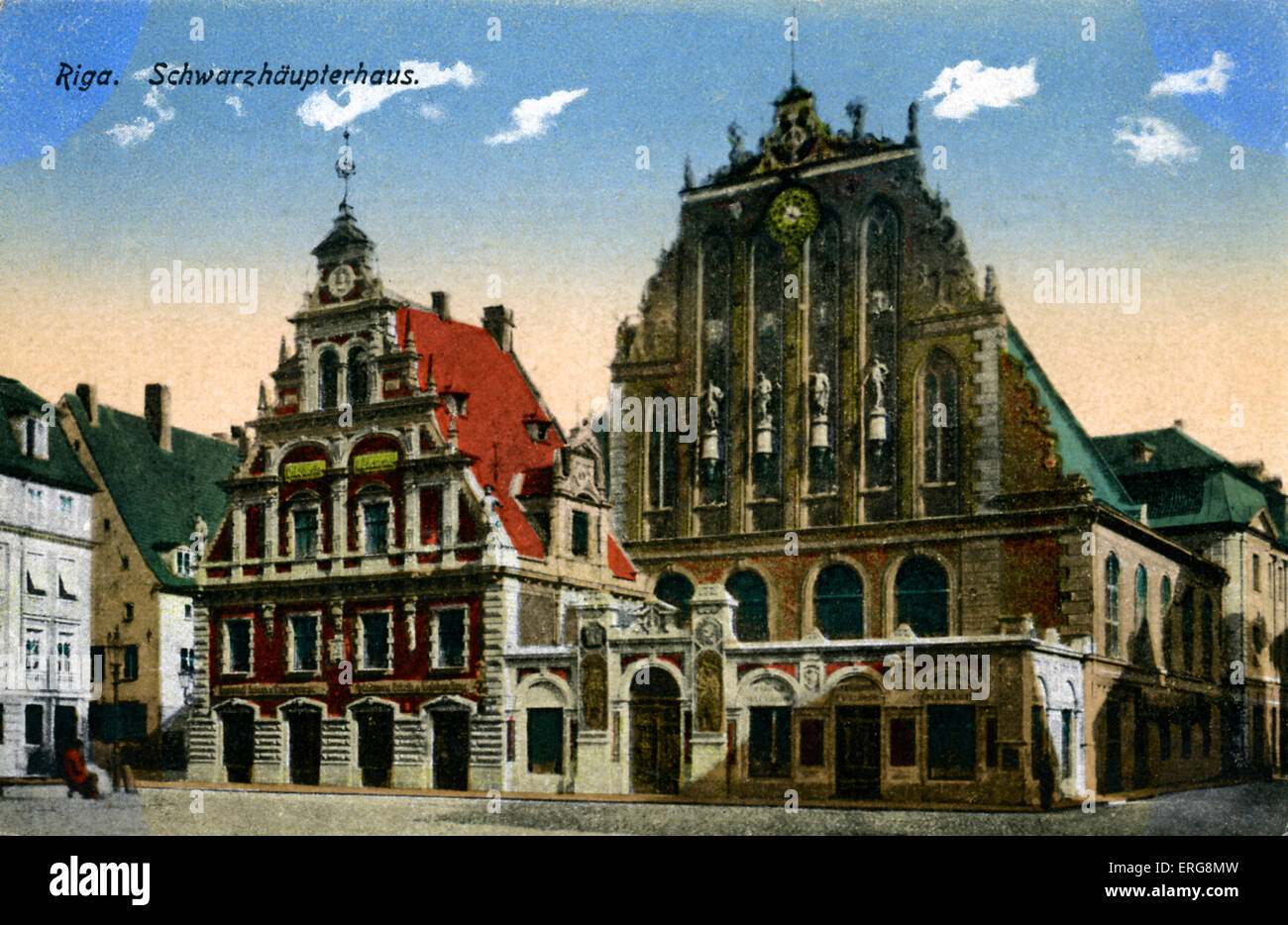 House of the Blackheads, Riga, Lithuania. Latvian: Melngalvju nams ...