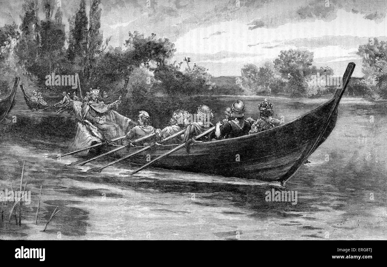 King edgar the peaceable Black and White Stock Photos & Images - Alamy