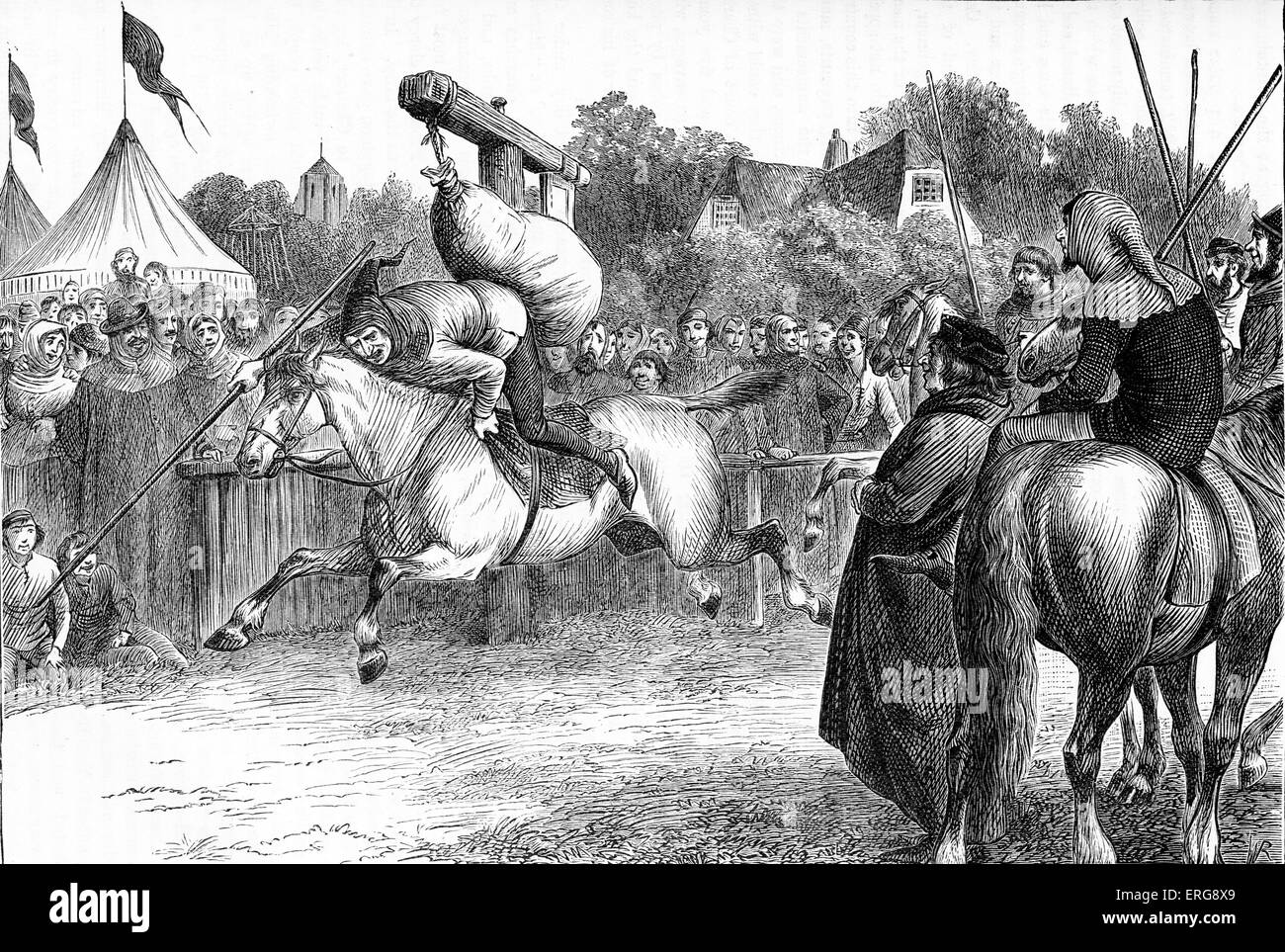 'Tilting at the quintain' - 14th century English entertainment ...