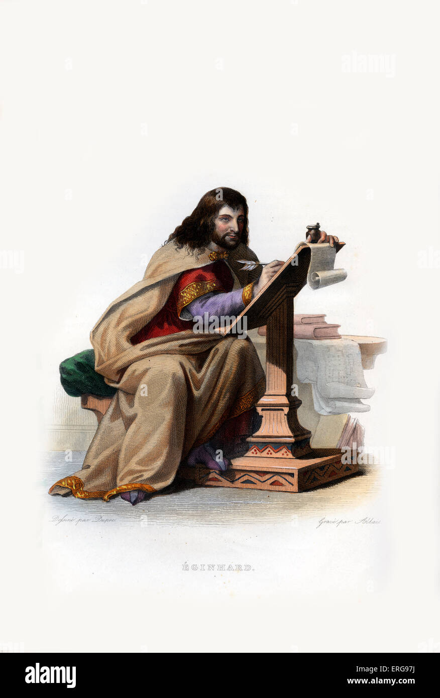 Einhard (also Eginhard or Einhart). Frankish scholar and courtier. c ...