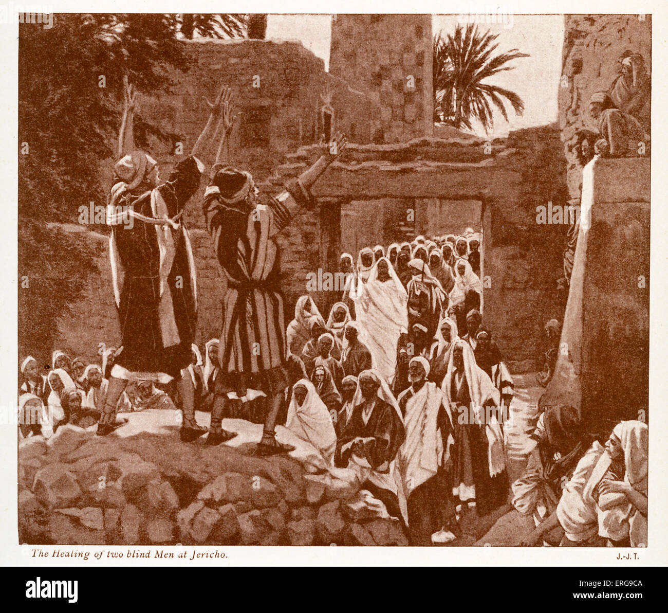 Jesus healing the blind hi-res stock photography and images - Alamy