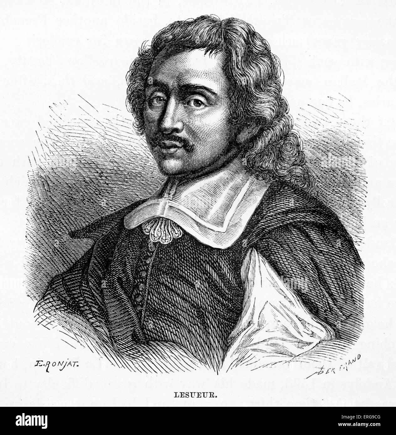 Eustache Le Sueur (Lesueur) - portrait. French painter, 19 November ...