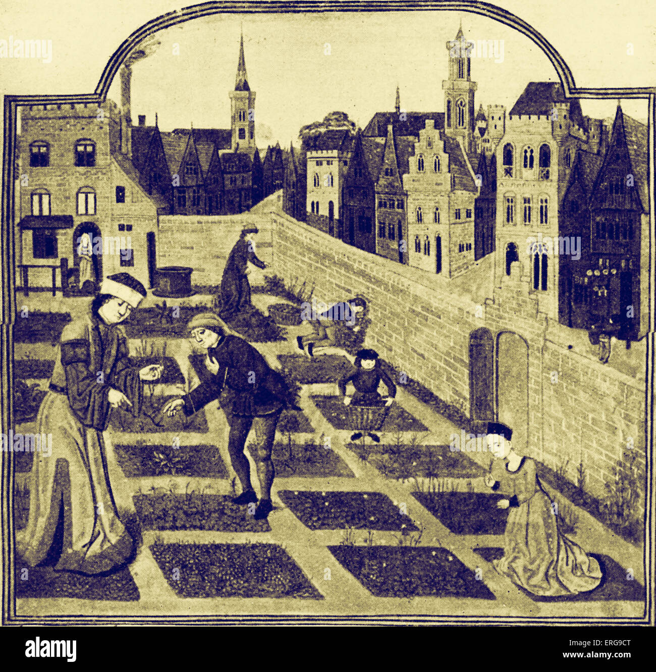 Medieval herb garden hi-res stock photography and images - Alamy