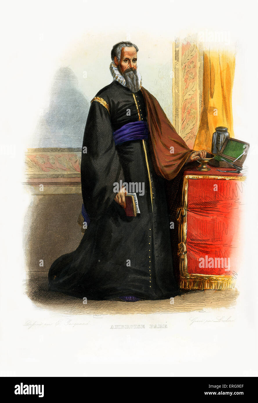 Ambroise Paré. French surgeon, considered as one of the fathers of ...