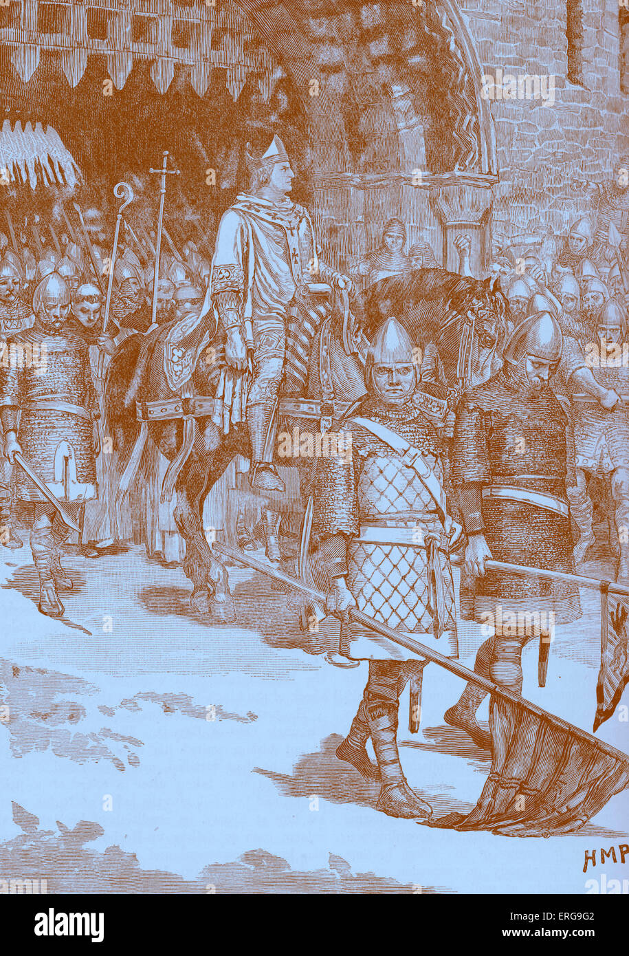 Bishop Odo's departure from Rochester, 1088. After becoming earl of ...