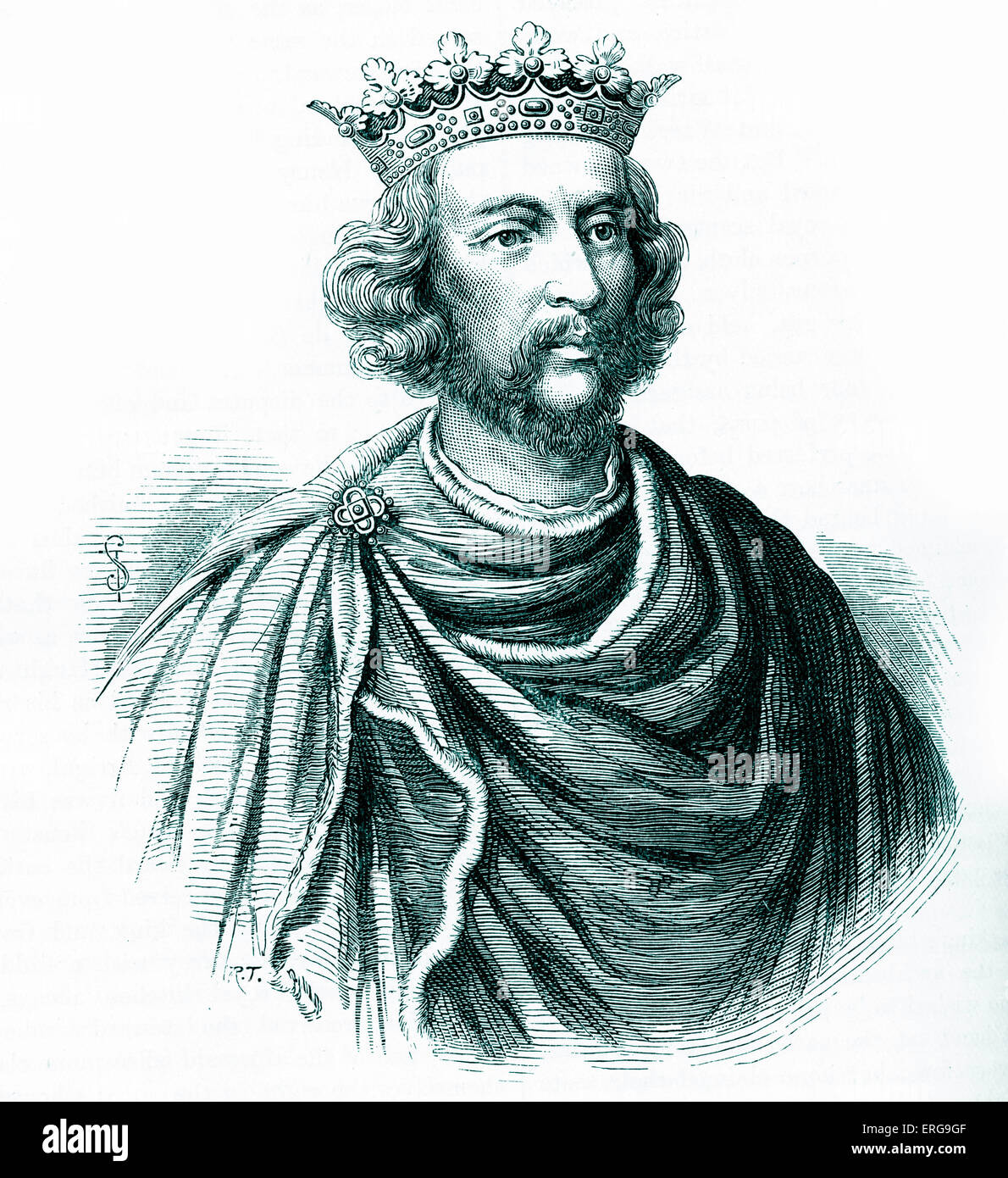 Henry III of England, 1 October 1207 – 16 November 1272 Stock Photo - Alamy