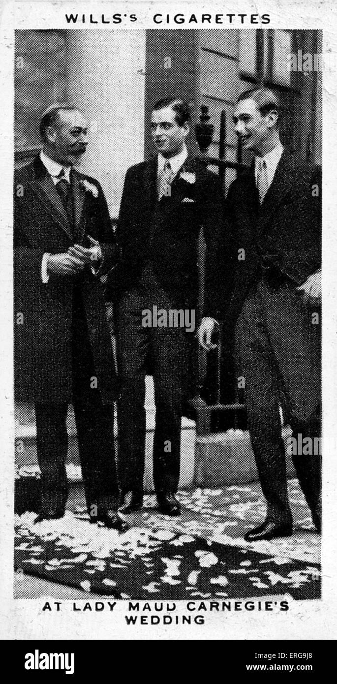 King George V with his sons, Duke of York (later King George VI) and ...