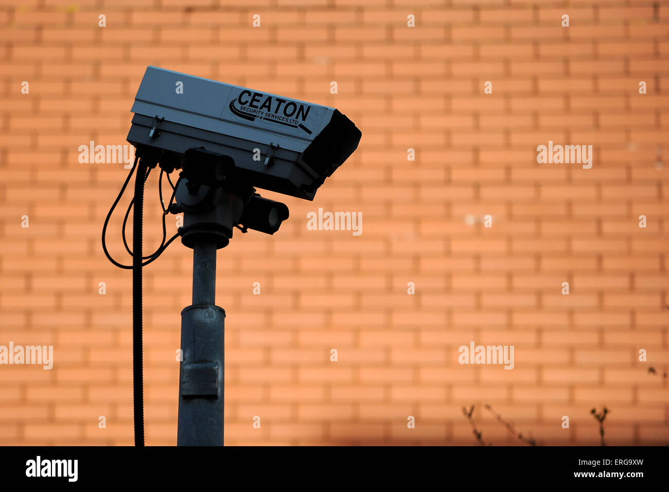 A silhouette of a CCTV security camera Stock Photo - Alamy
