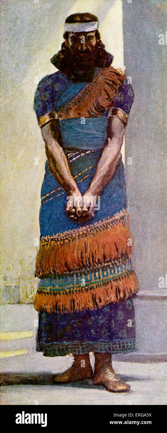 Haggai by J James Tissot. Illustration to Book of Haggai, 3.4 :'Then ...