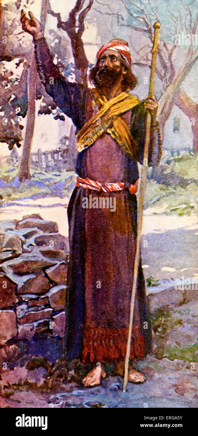 Zechariah by J James Tissot. Illustration to Book of Zechariah, 15.7 ...