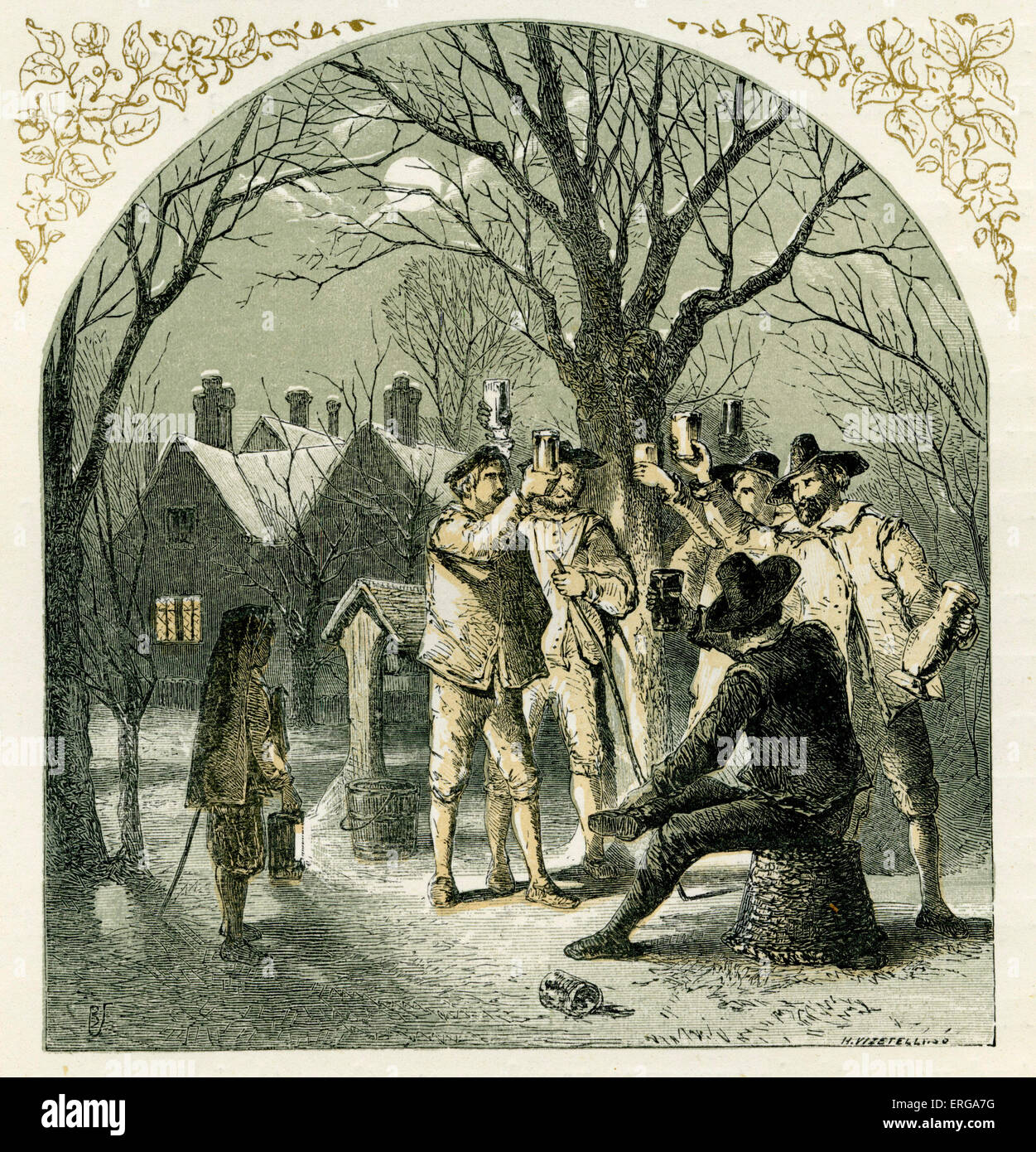 Wassail illustration hi-res stock photography and images - Alamy