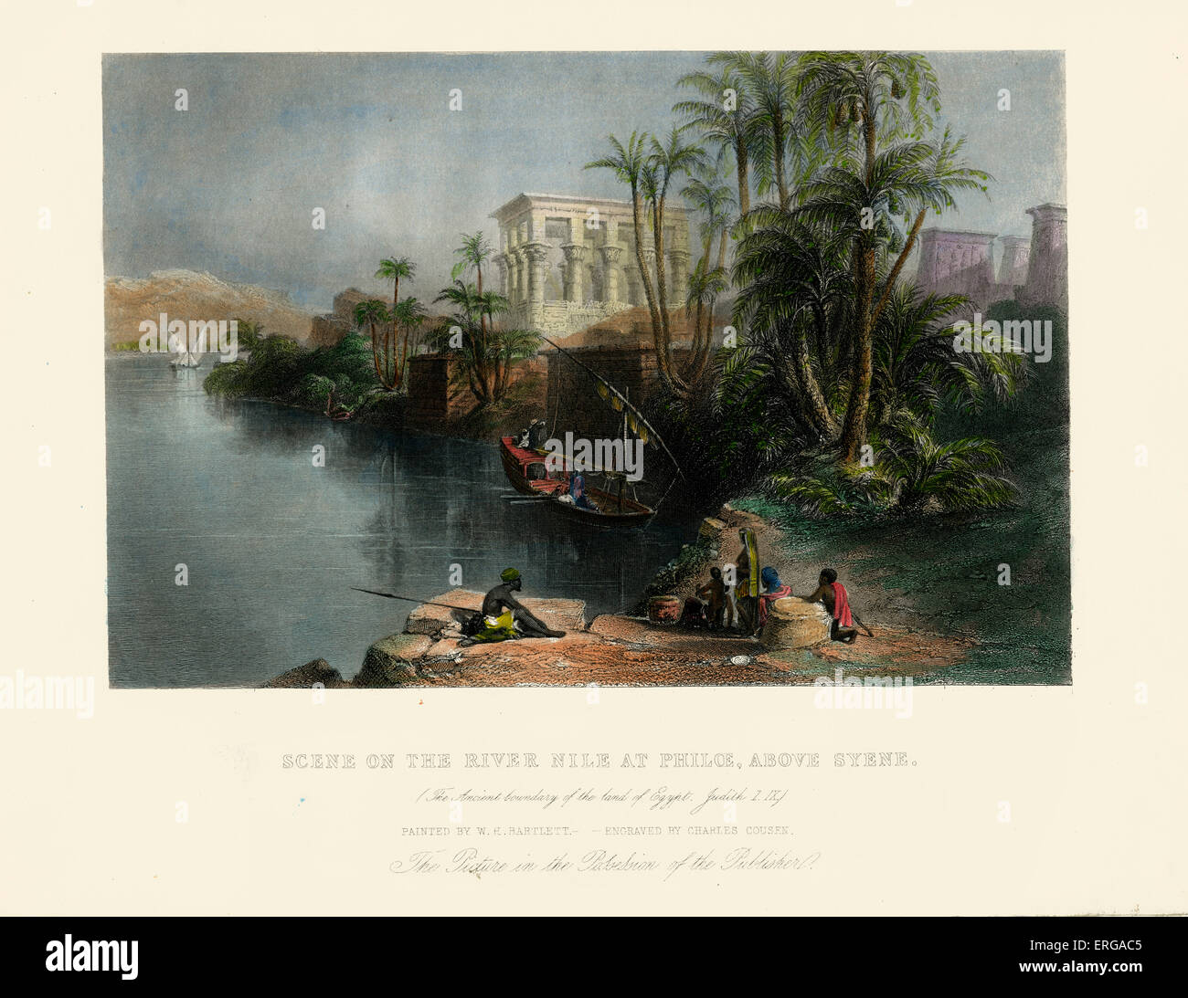 Nile river engraving hi-res stock photography and images - Alamy
