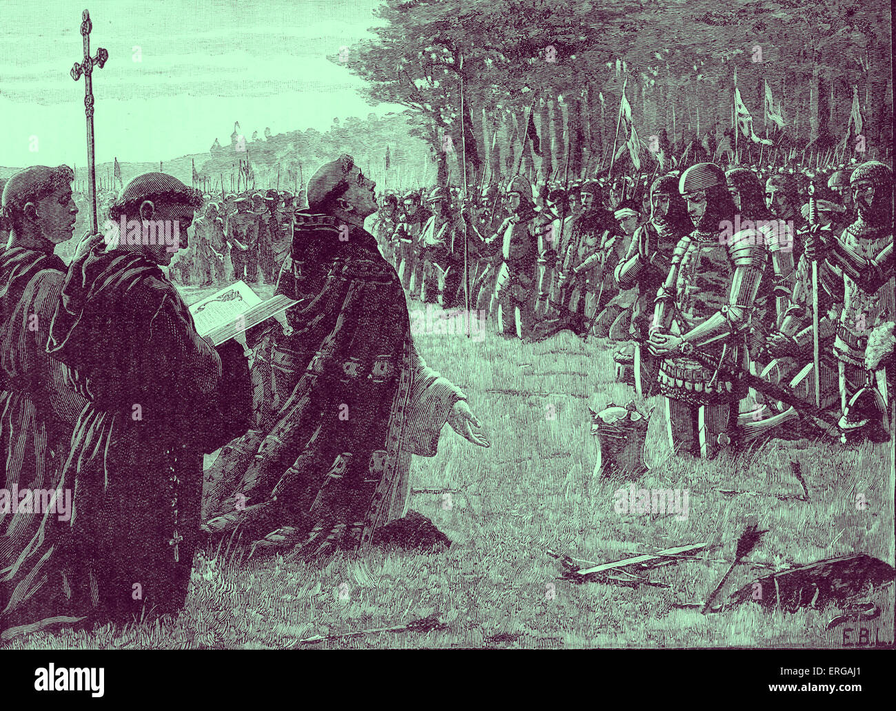 Battle of agincourt 1415 hi-res stock photography and images - Alamy