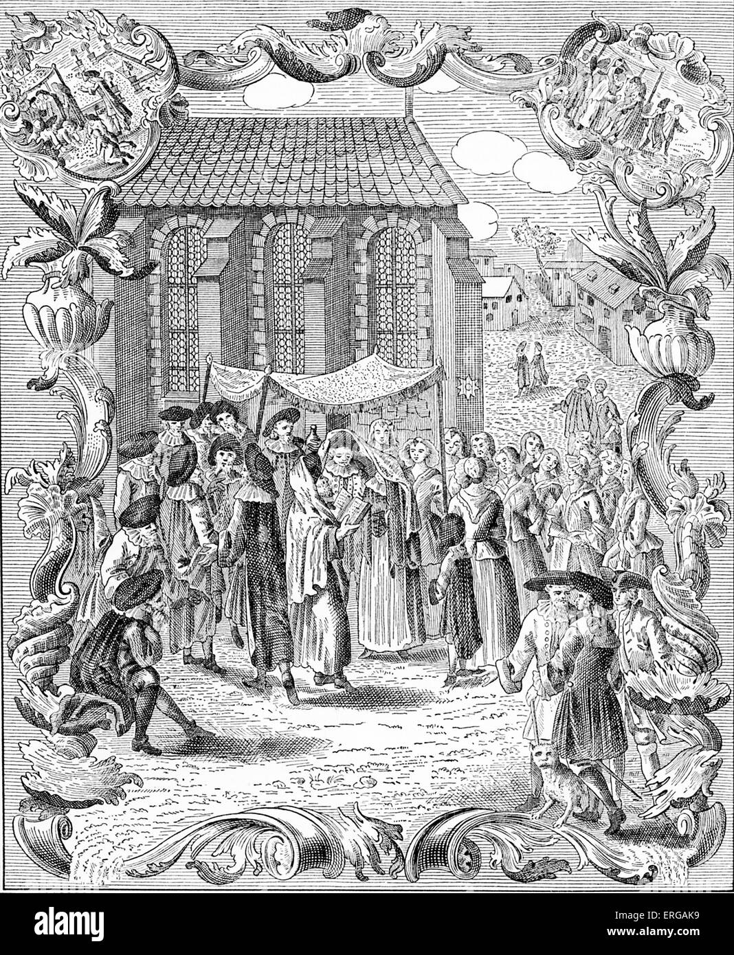 Jewish wedding canopy hi-res stock photography and images - Alamy